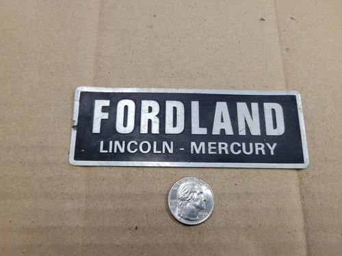 Fordland Ford Auburn Maine ME Metal Car Dealership Dealer Emblem Badge ...