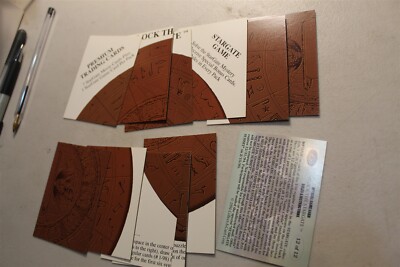 UNLOCK THE STARGATE GAME CARD - 12 CARD SET - 1994 COLLECT-A-CARD | eBay