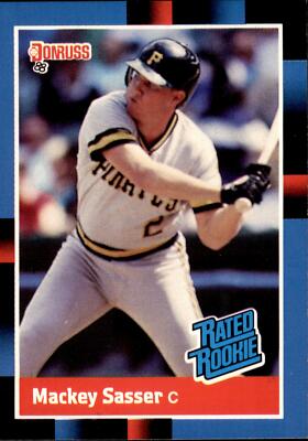 Mackey Sasser #28b 1988 Donruss | eBay
