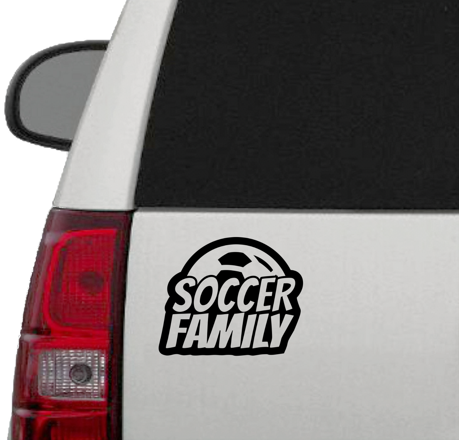 Soccer Family Car Window Decal SUV Truck RV Tablet Laptop any Flat ...
