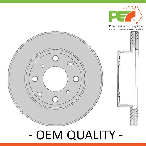 2x New *PROTEX* Disk Brake Rotors - Front Fits HONDA PRELUDE AB 2D Cpe ...