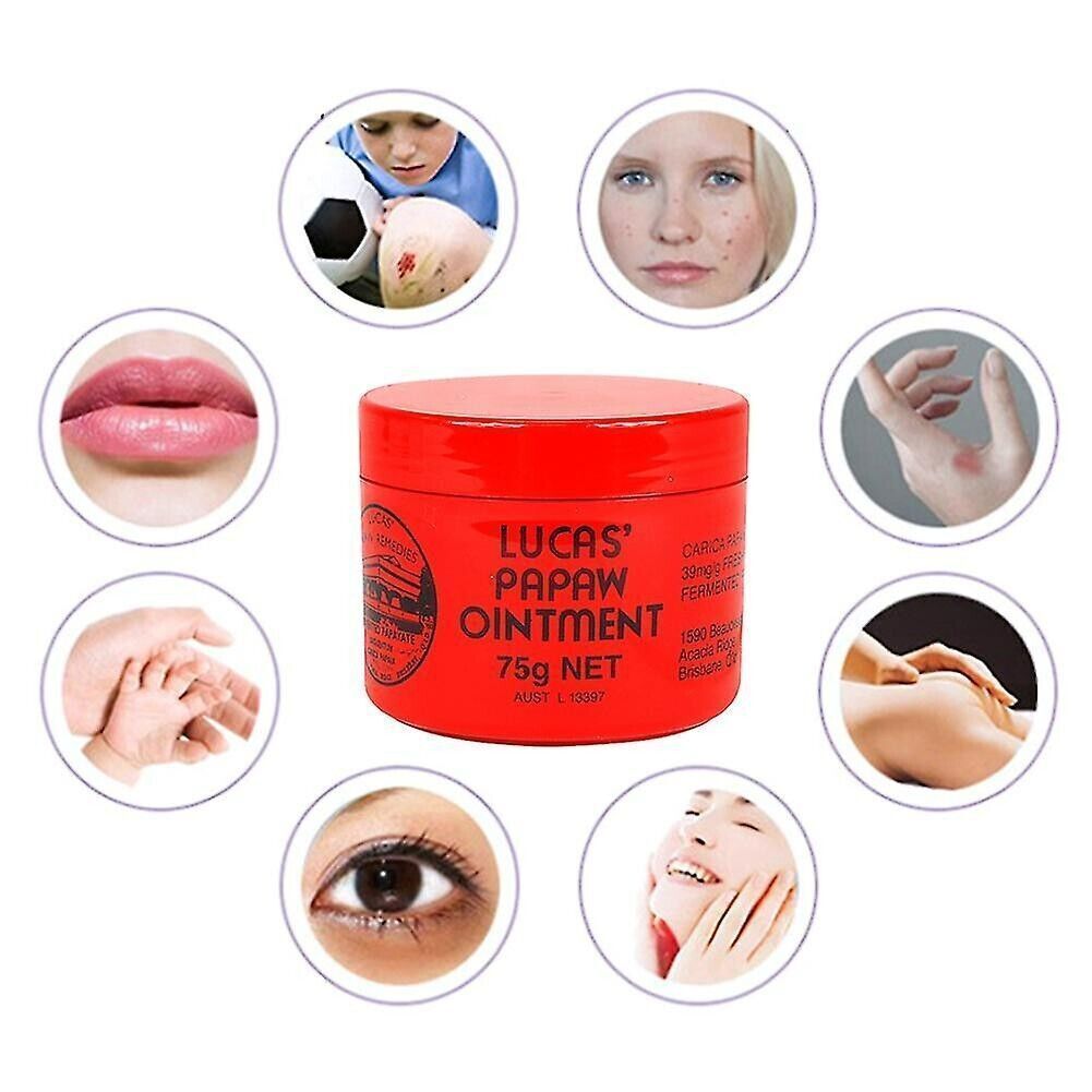 Lucas Papaw Ointment Pawpaw Cream Paw Paw 75g x 3, Chaffed Lips Nappy ...