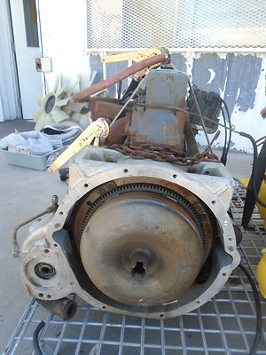 General Motors Model 153 Engine with Hydraulic Pump and Flywheel (TURNS ...