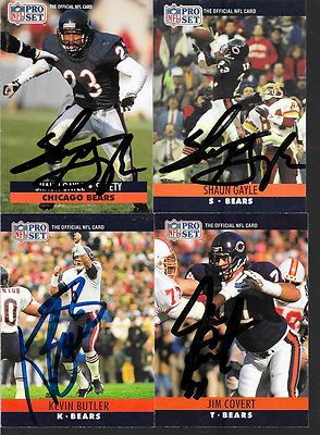 1990 Pro Set - KEVIN BUTLER - Hand Signed Autograph Card - CHICAGO ...