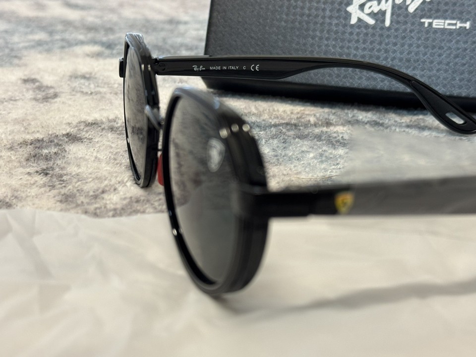 Ray-Ban Rb3703m Scuderia Ferrari Collection Round Sunglasses | eBay