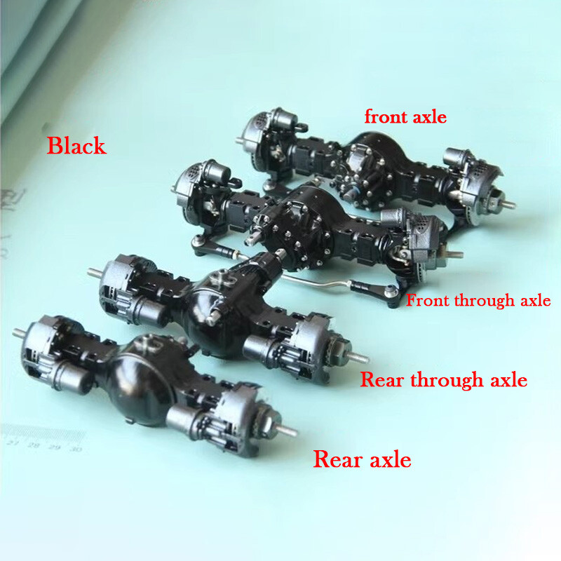 Metal Front/Rear Power Axle for 1/14 Tamiya RC Truck Car Scania MAN ...