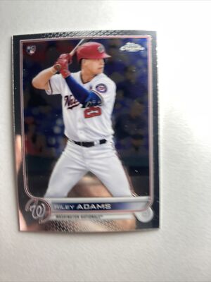 2022 Topps Chrome - #103 Riley Adams (RC) | eBay