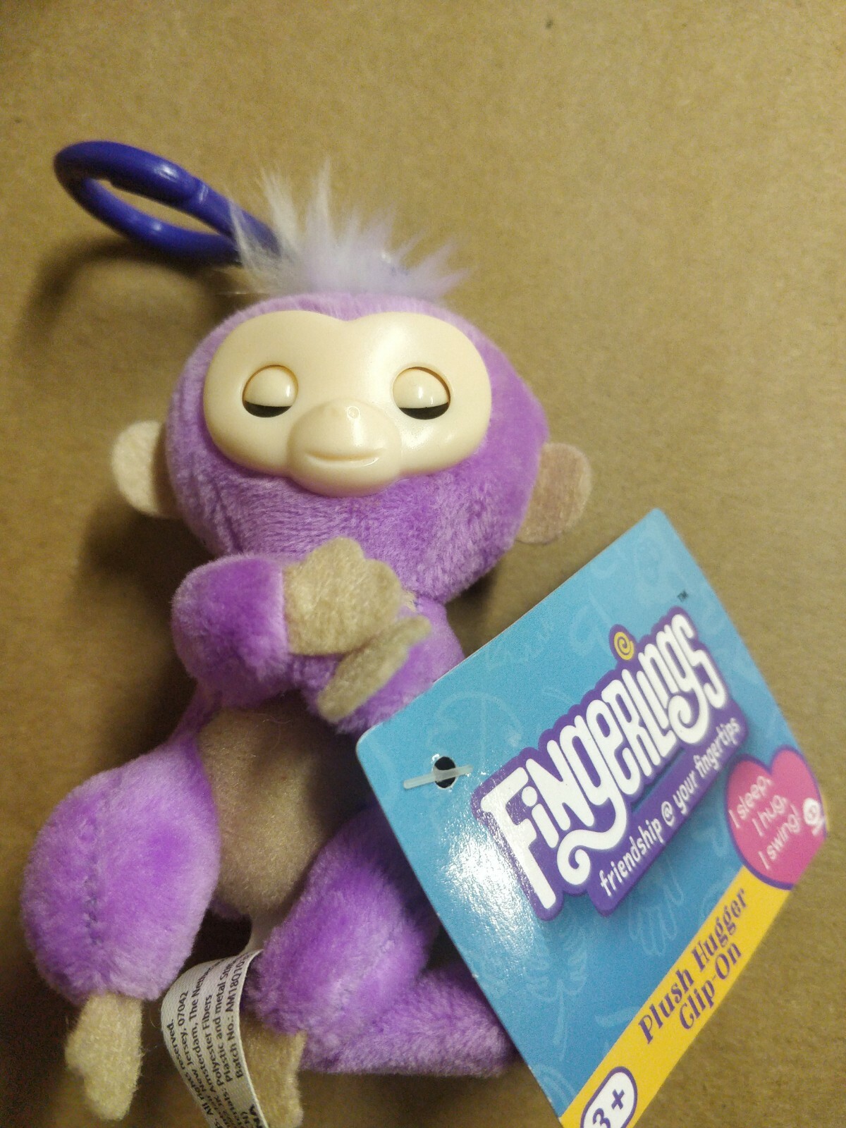 WowWee Fingerlings - Baby Monkey - Mia (Purple with White Hair) | eBay