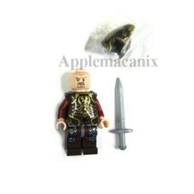 LEGO 9474 KING THEODEN Minifigure Figure Lord of the Rings LOTR Helm's ...