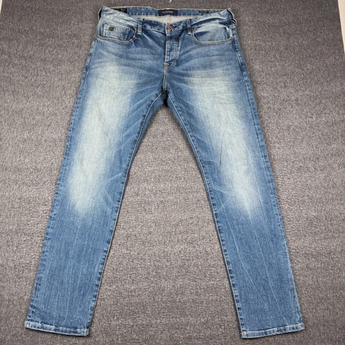SCOTCH & SODA RALSTON Jeans Mens 34x32 Denim Medium Blue Wash Button Fly | eBay