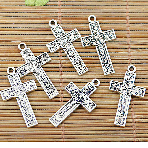 18pcs Tibetan silver nice crucifix charms EF1372 | eBay