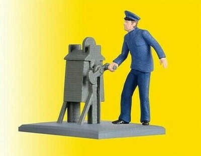 Viessmann 1550 HO Scale Animated Crossing Gate Keeper | eBay UK