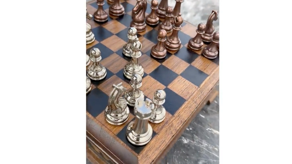 Vintage Chess Set with Hidden Compartment – Puzzle Chess Board ...
