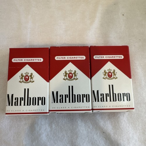 Vintage Marlboro Matches MatchBook Flip Top Box Reds Lot 3 Complete Rare NEW | eBay