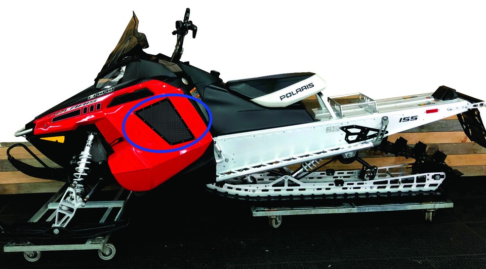 Polaris Pro Rush Side Panel Air Vent Kit 2 piece Cooling Snowmobile ...