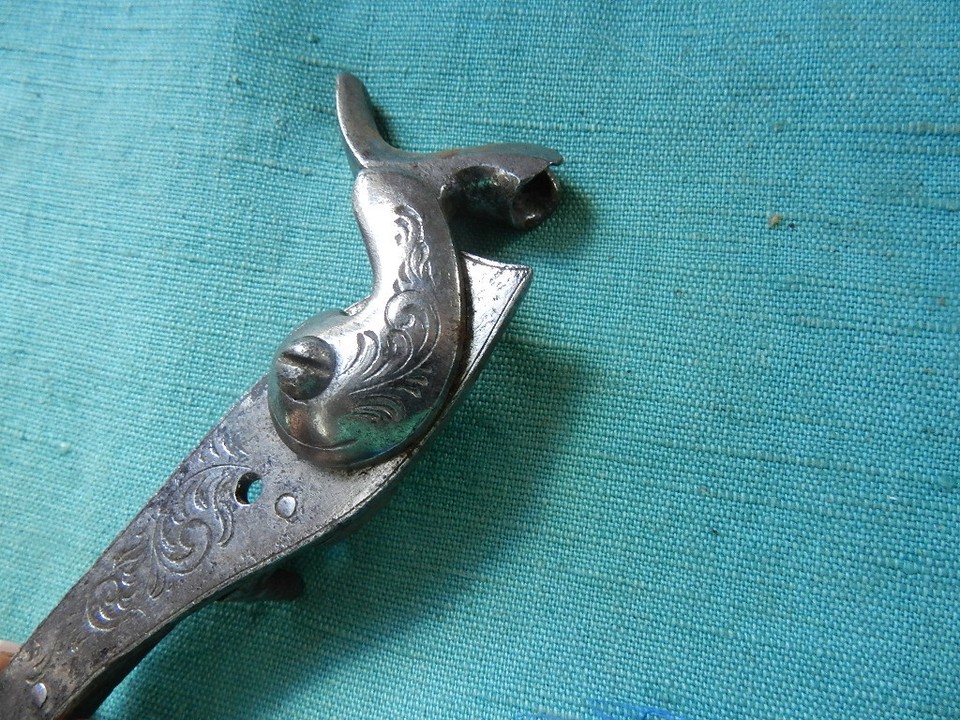 Vintage Engraved Back Action Lock for a Plains Rifle | eBay