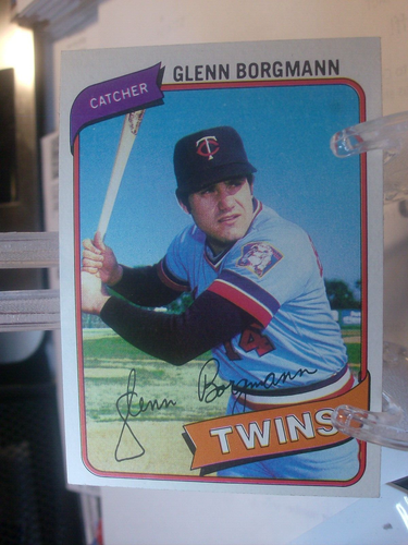 1980 Topps Baseball Card #634 - Glenn Borgmann DP - Minnesota Twins ...