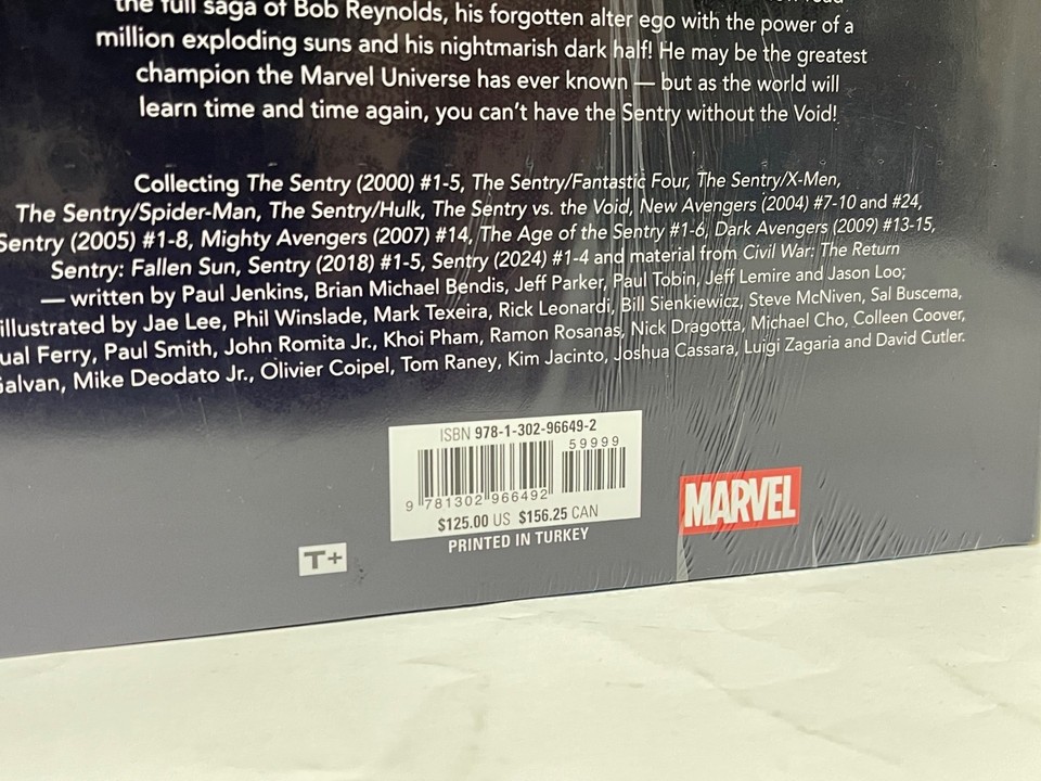 The Sentry Omnibus DAVID FINCH REGULAR COVER Marvel Comics HC New ...