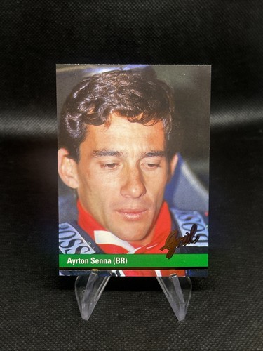 1992 Grid Motorcard Formula 1 One F1 Ayrton Senna #34 HOF Racing Card ...