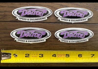 4 DETROIT SPEED Engineering DECALS STICKERS racing drags chassis camaro hotrods | eBay
