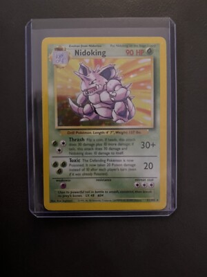 Pokémon TCG Nidoking Base Set 11/102 Holo Rare | eBay