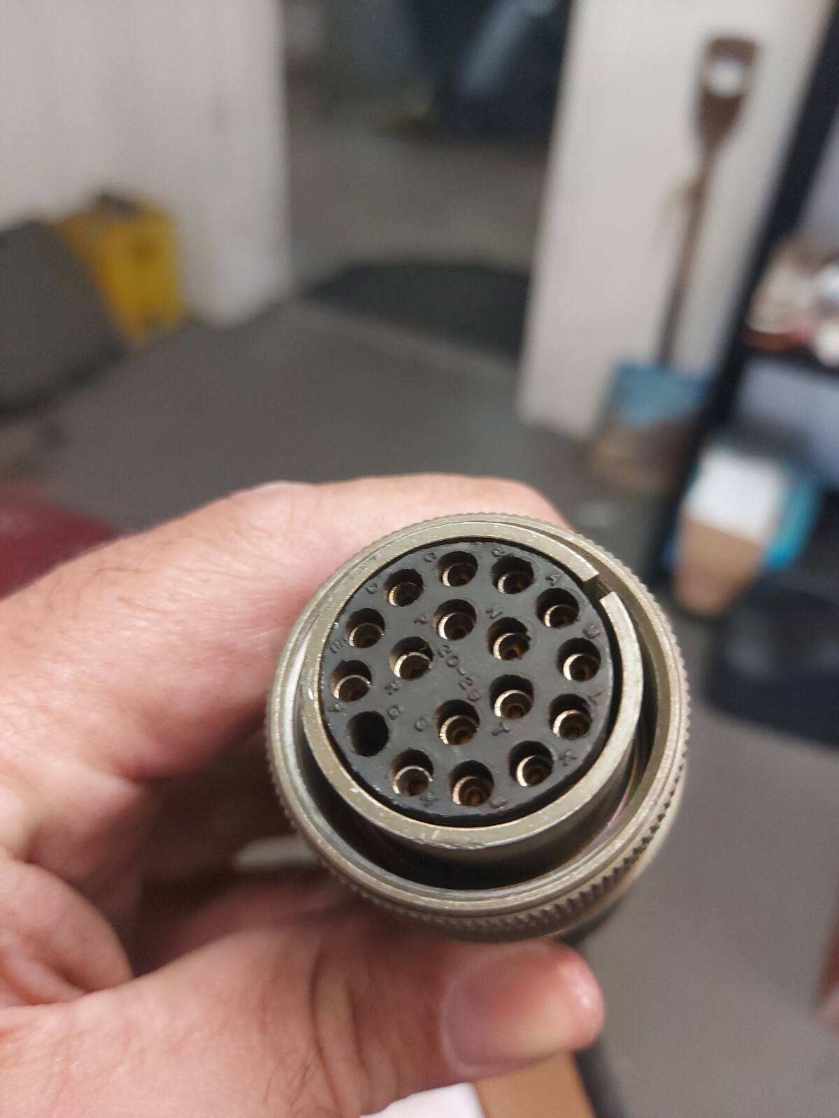 1 Circular MIL Spec 17Pin connector cord plug female 9ft cord | eBay