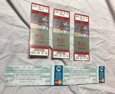 MLS Vintage 1998 1999 New England Revolution vs. NY/NJ Metrostars ...