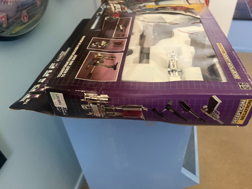 1984 G1 Megatron Original Transformers Hasbro Stickers Intact | eBay