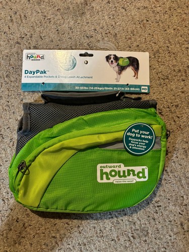 Outward Hound Large DayPak Saddleback Dog Backpack Carrier Green 30-55 ...