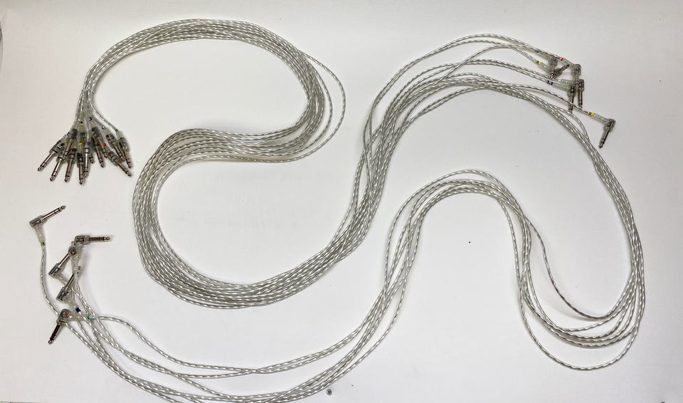 12 Clear Silver Transparent Trigger Cable Kit Wires Snake Cord For ...