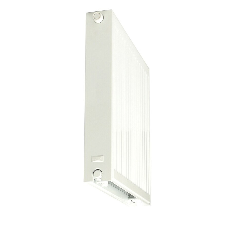 Ecostyle - 2,610 BTU - Hot Water Panel Radiator - 20"H x 16"W - White ...