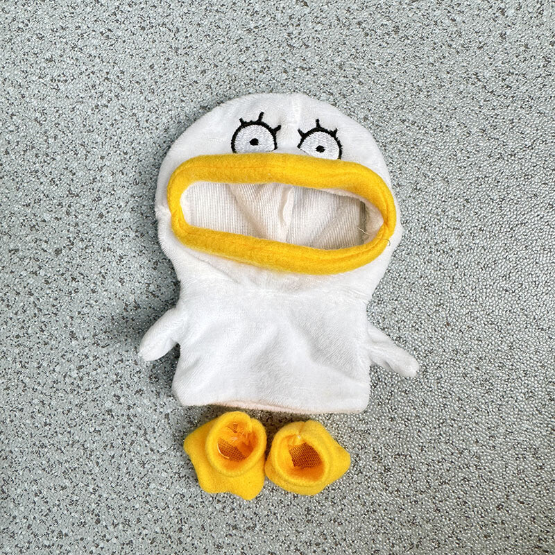 POP MART The Monsters Labubu Plush Doll Cute The Ugly Duck Clothes Set ...