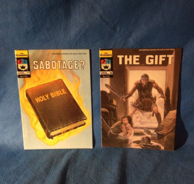 2 Crusaders JTC Comic Books Sabotage and The Gift Loc CT | eBay