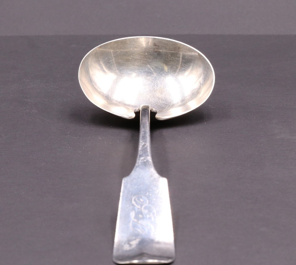 Coin Silver Punch Ladel A. H. Dewitt 13 inches 1847-1860 Columbus, GA ...