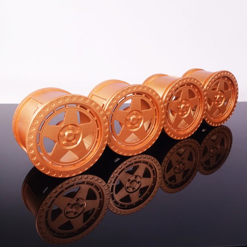 Custom 4 pcs Bronze painted rims for MOC-22970 V2 LEGO 42056 42115, 1:8 ...