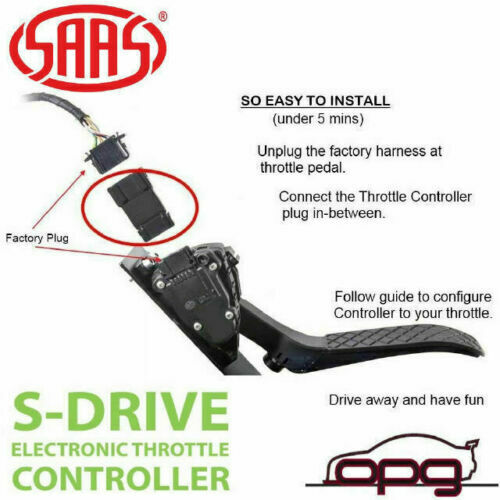 SAAS S Drive Throttle Controller for Seat Alhambra 1st Gen Typ 7M 2000 ...