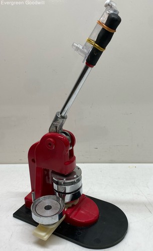 Button Maker Machine Badge Pin Machine Untested | eBay