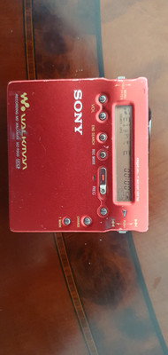 Rare red SONY Portable MiniDisc Recorder MZ-R900 | eBay