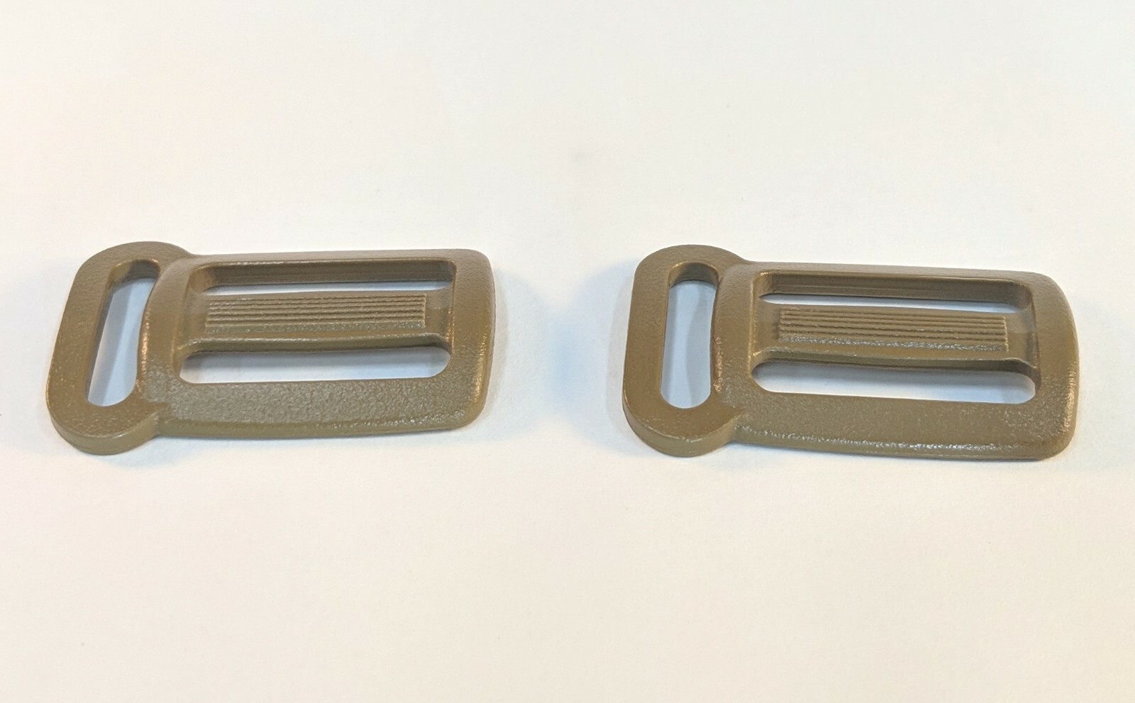 (5 Pack)Sternum Strap Adjuster Sliplock Buckle / Webbing-"T"(1”x 3/4 ...