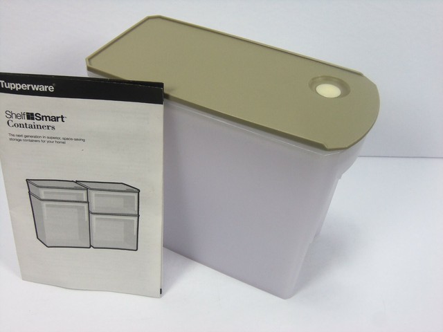 Tupperware Rectangular Modular Canister 2.2 Liter Shelf Smart Container ...