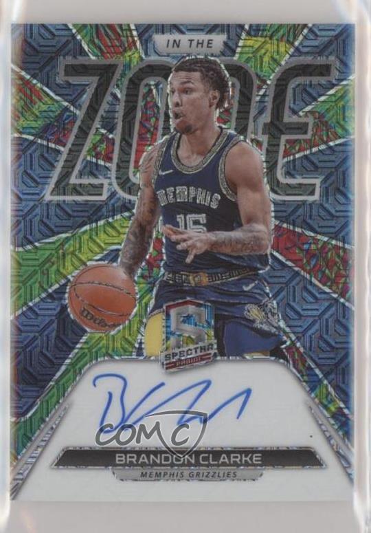 2021-22 Panini Spectra - In the Zone Autographs Meta Prizm #ITZ-BCL Brandon Clarke /25 (AU) for ...