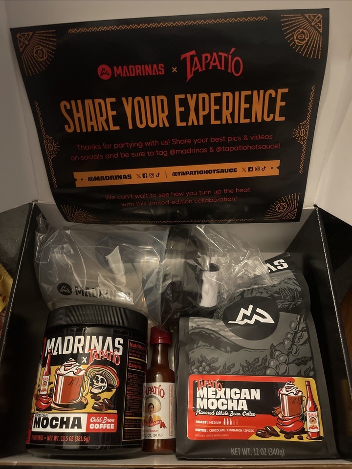Tapatio Mexican Hot Mocha Launch Party Box With All Items Inside ...