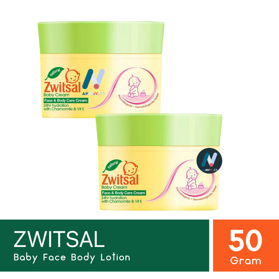 3X ZWITSAL BABY Face Body Lotion Care Cream Chamomile Zinc Vit E ...
