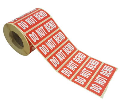Do Not Bend Parcel Labels/Stickers Permanent Self Adhesive 89 x 32mm | eBay