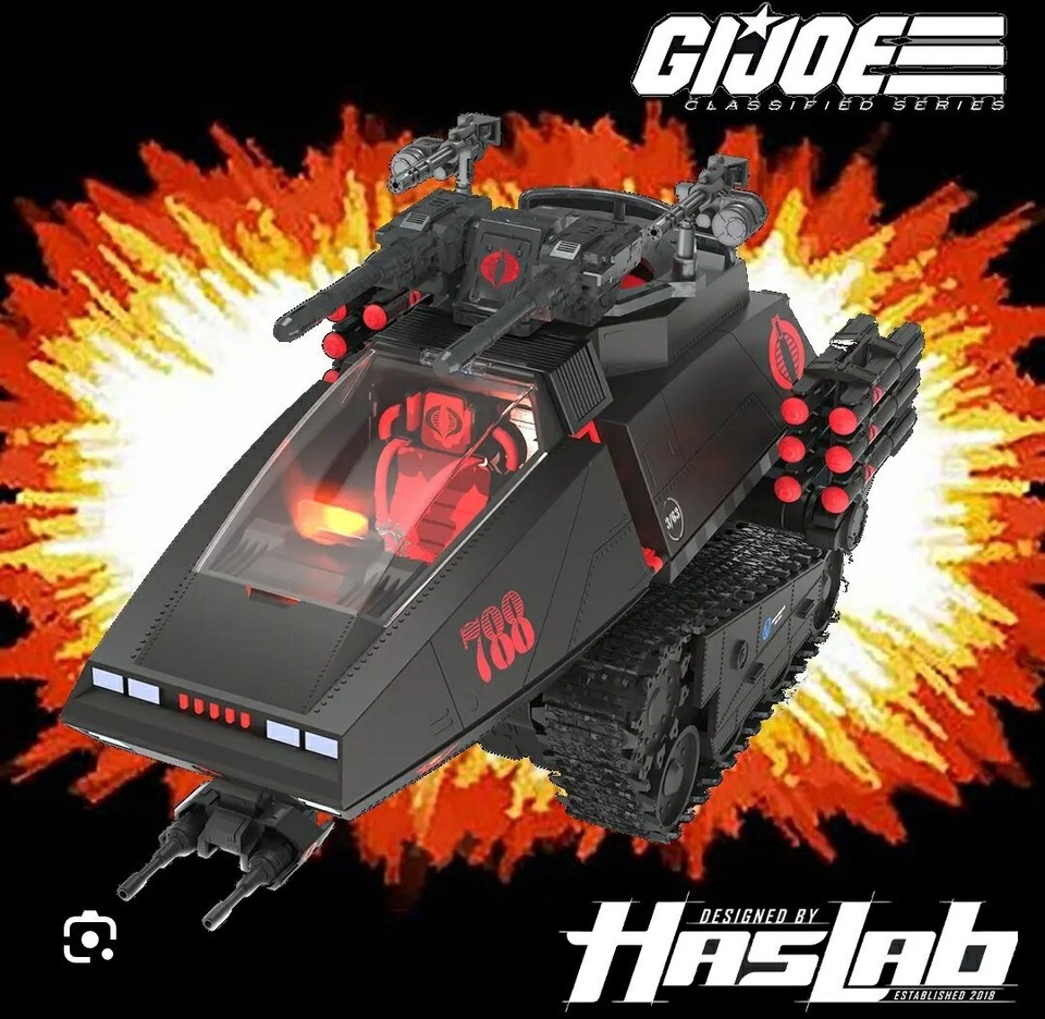 Haslab GI JOE Classified COBRA HISS TANK ALL TIERS INCLUDED IN-HAND NEW ...