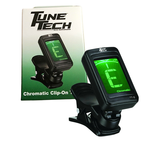 Tune Tech Chromatic Clip-on Tuner Guitar Violin Banjo Ukulele Mandolin ...