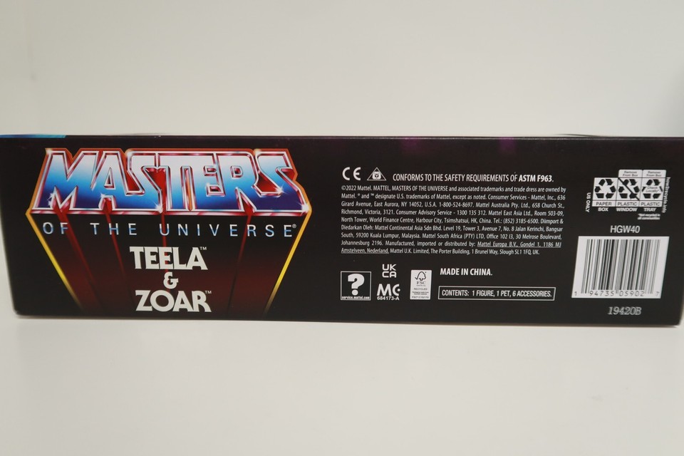 Masters of the Universe Origins Teela and Zoar Action Figure 2-Pack ...