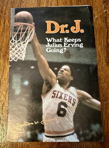 Julius Erving Dr J 1985 Good New Publishers Pamphlet | eBay