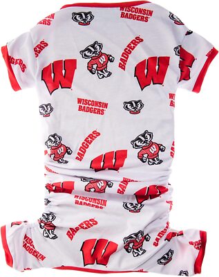 WISCONSIN BADGERS DOG CAT PET PAJAMAS COMFY PJs XS SMALL MEDIUM LARGE ...