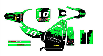Graphics Kit Monster Decals Stickers Star ELECTRIC BIKE Oset MX 10 ...